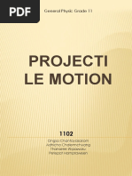 Physics Report PROJECTILE MOTION | PDF | Projectiles | Force