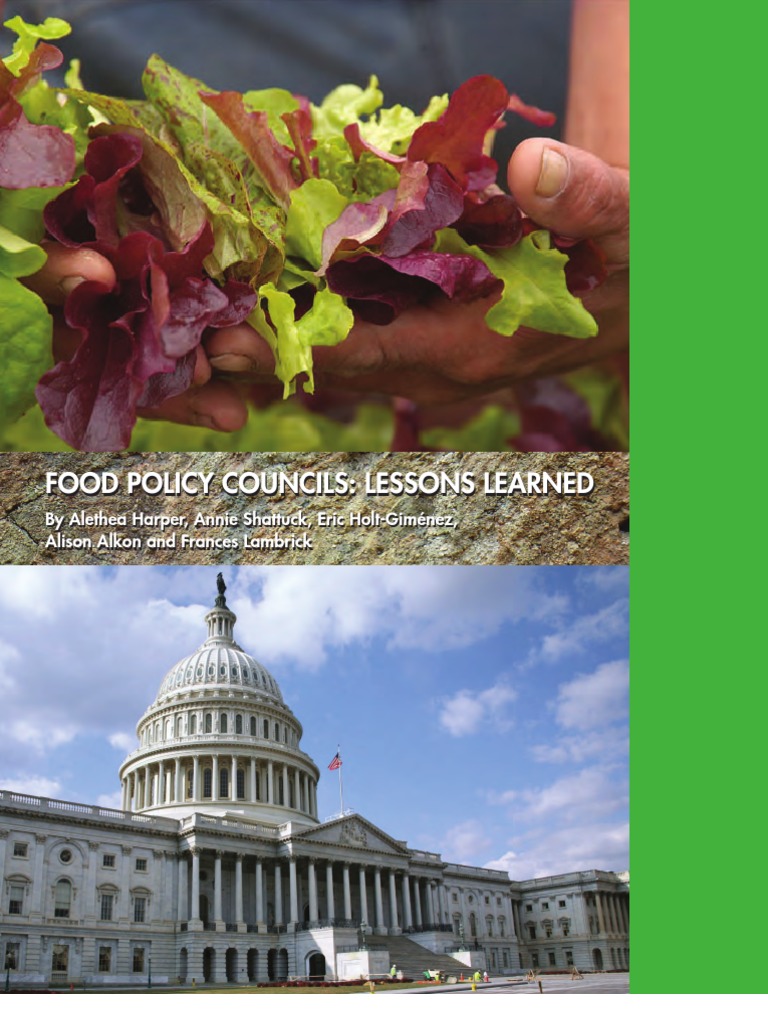 Food Policy Councils: Lessons Learned | PDF | United States Farm Bill ...