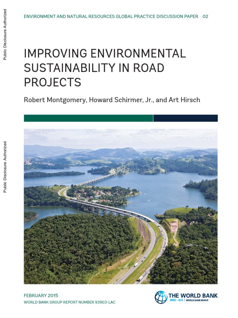 Improving Environmental Sustainability in Road Projects | PDF ...