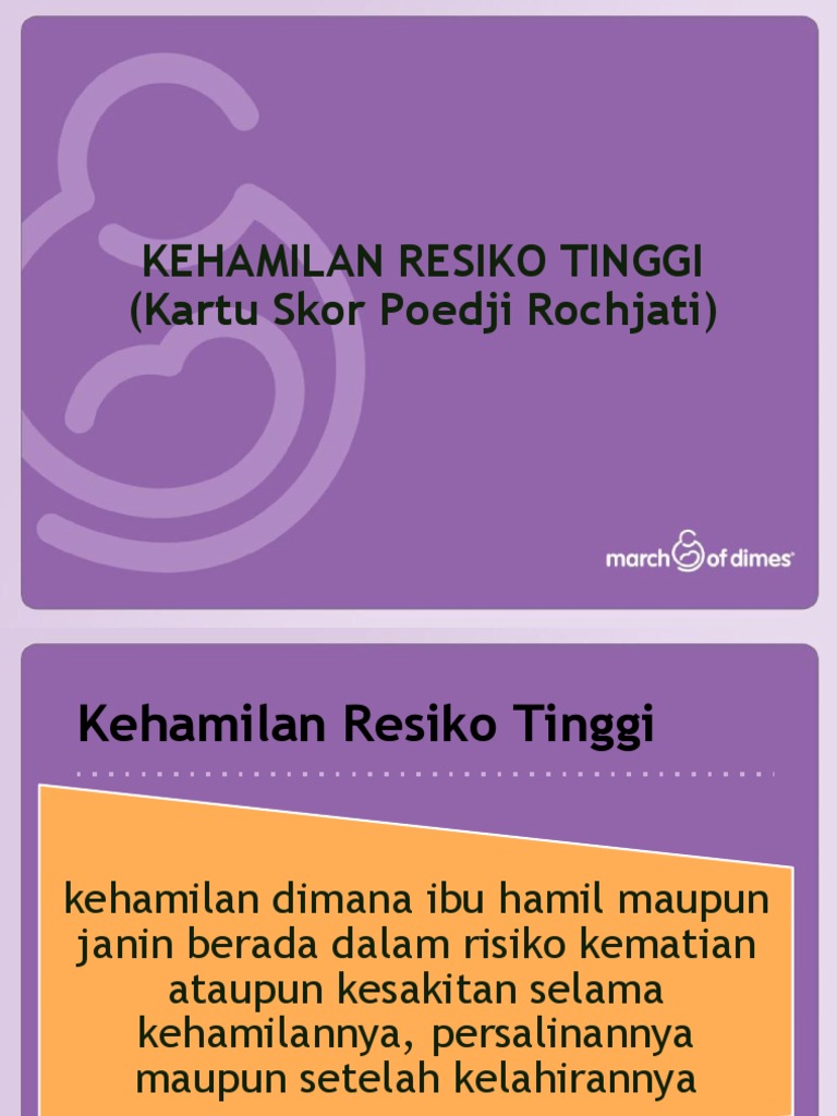 Kehamilan Resiko Tinggi Puji Rohyati | PDF