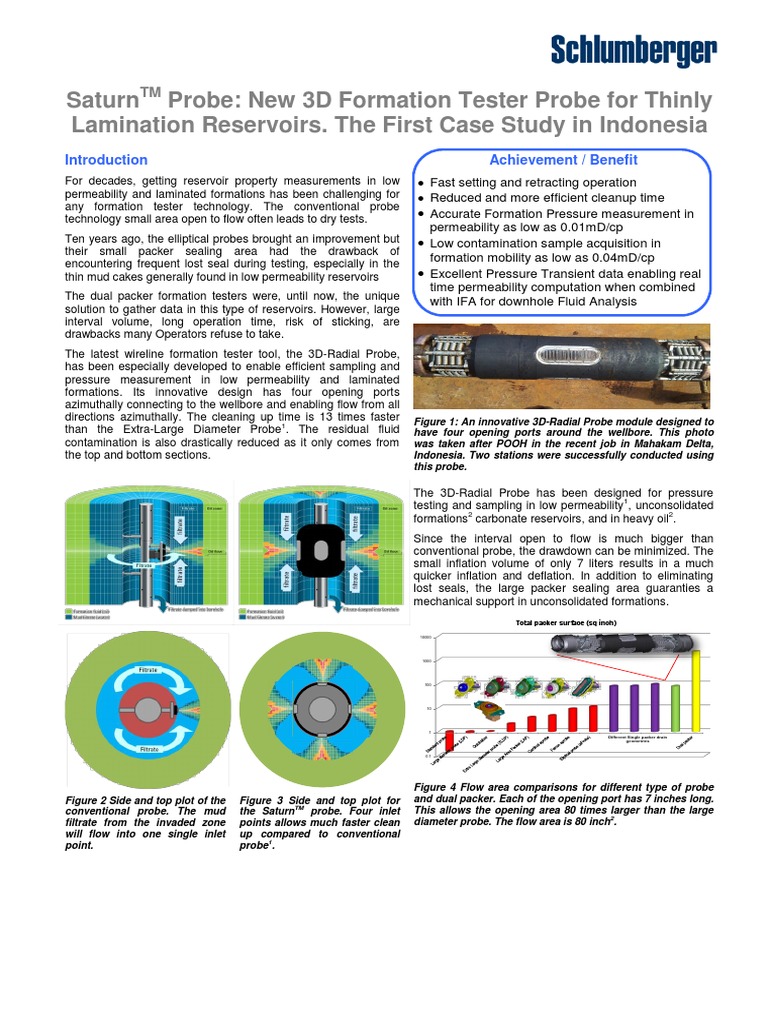 Saturn Probe: Advancements in Formation Testing | PDF | Petroleum ...