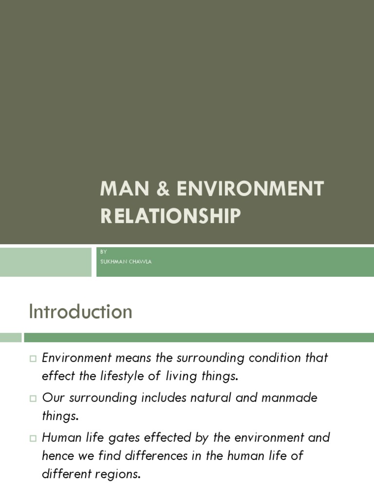 Man and Environment | Download Free PDF | Environmentalism | Natural ...