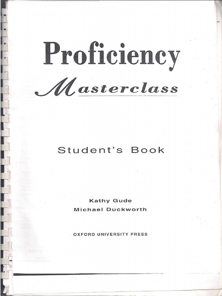 Proficiency Masterclass Old Ed | PDF