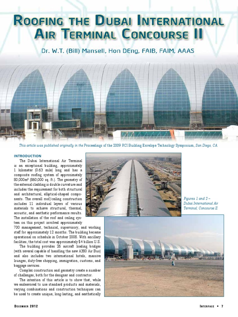 Complex Geometry and Construction Techniques of the Dubai International ...