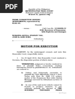 Sample Motion For Leave of Court To File Intervention | PDF | Separation Of Powers | Lawsuit