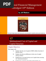 Chapter 4 - Multinational Capital Structure and Cost of Capital | PDF ...