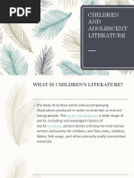 Module El 108 Children and Adolescent Literature | PDF | Children's ...