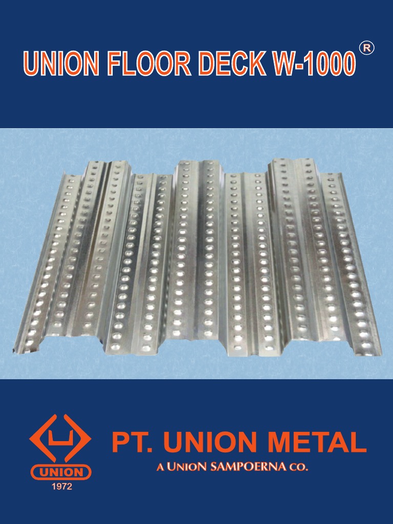 Union Floor Deck W-1000 PDF | PDF