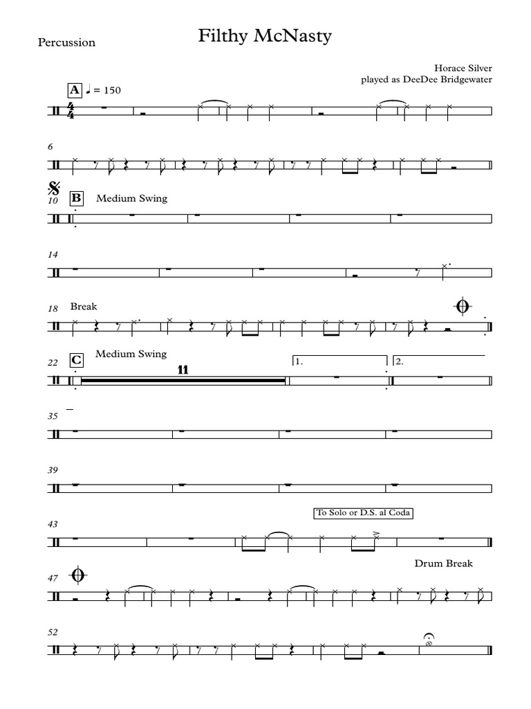 Filthy MC Percussion | PDF