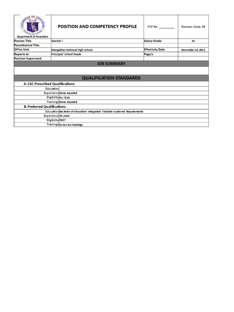 Part Ii Ipcrf | PDF | Lesson Plan | Teachers