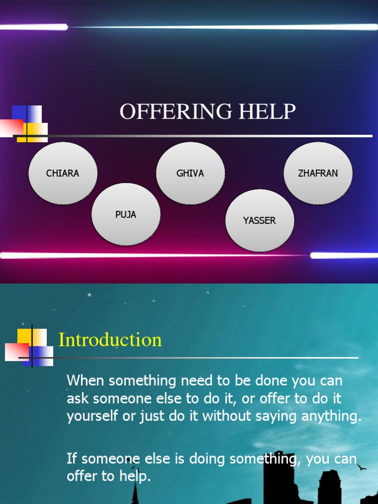 Offering Help | PDF