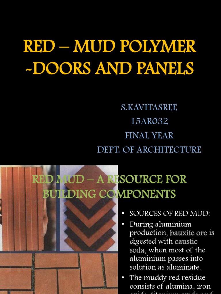 Red Mud Polymer Doors and Panels | PDF | Economic Sectors | Building ...