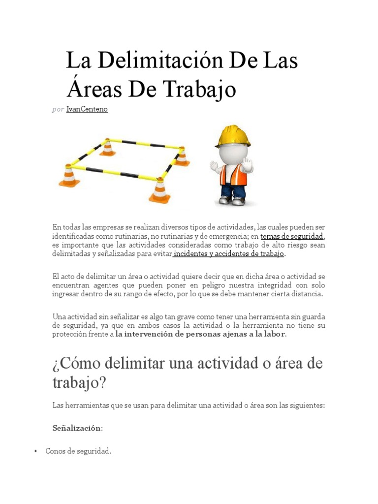 06 Delimitar Área de Trabajo | PDF