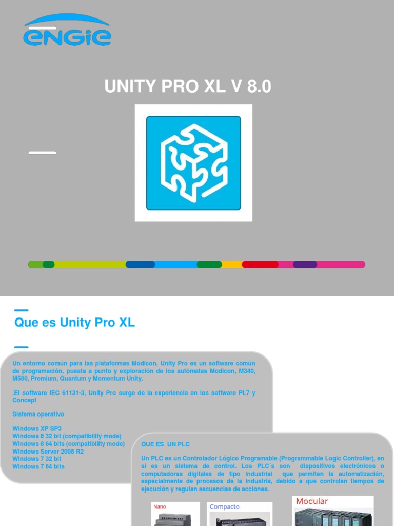 Curso Unity Pro | PDF | Lenguaje de programación | Controlador lógico ...