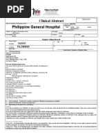 Clinical Abstract Sample - Prac 2 | PDF | Dehydration | Medicine