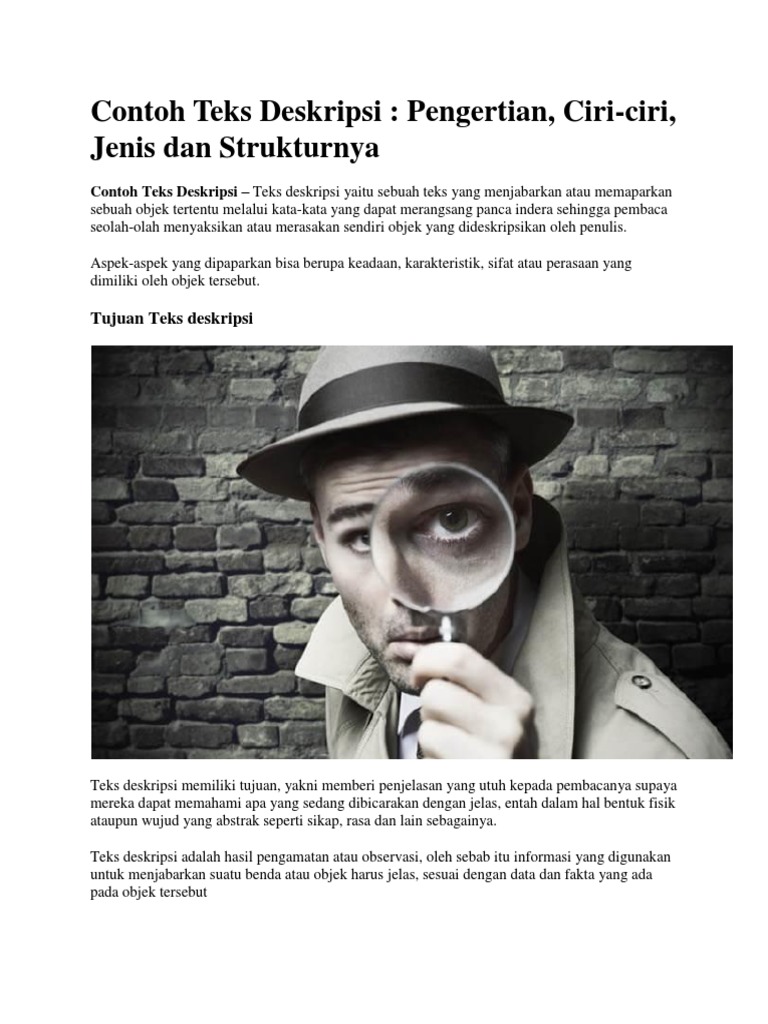 Teks Deskripsi | PDF