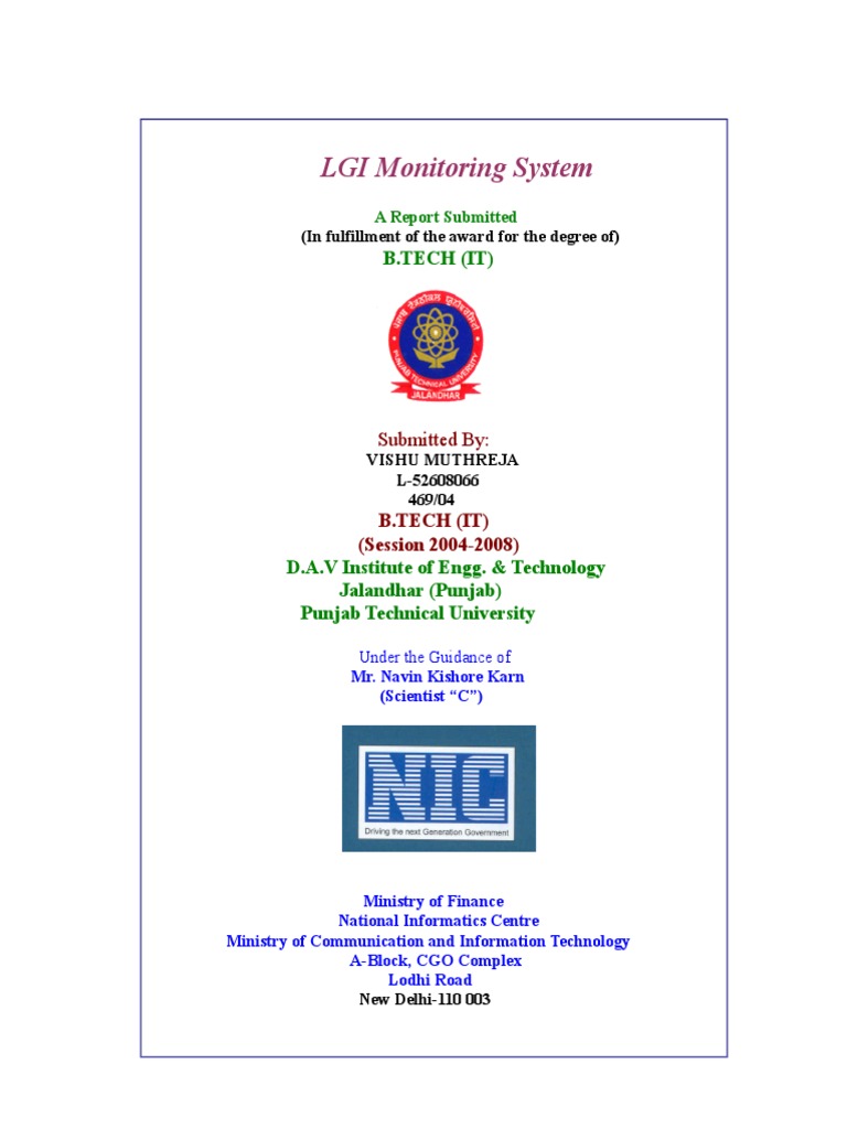 Loan Monitoring System Project Report | PDF | Software Testing ...