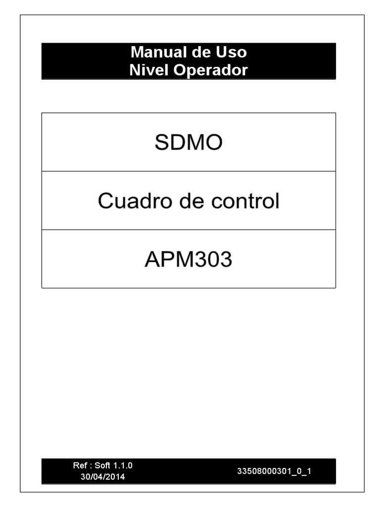 APM 303 Operator Manual SPN PDF | PDF | Diodo emisor de luz | Corriente eléctrica