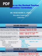 Comparison of RBEC, SEC, K TO 12 | PDF | Curriculum | Multilingualism
