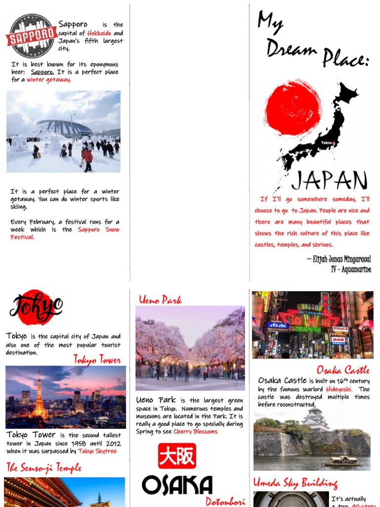 Japan Brochure | PDF | Tokyo | Japan