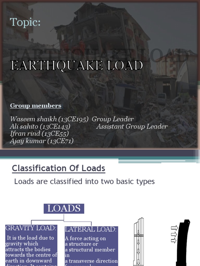 Earthquake Load | PDF | Earthquakes | Force