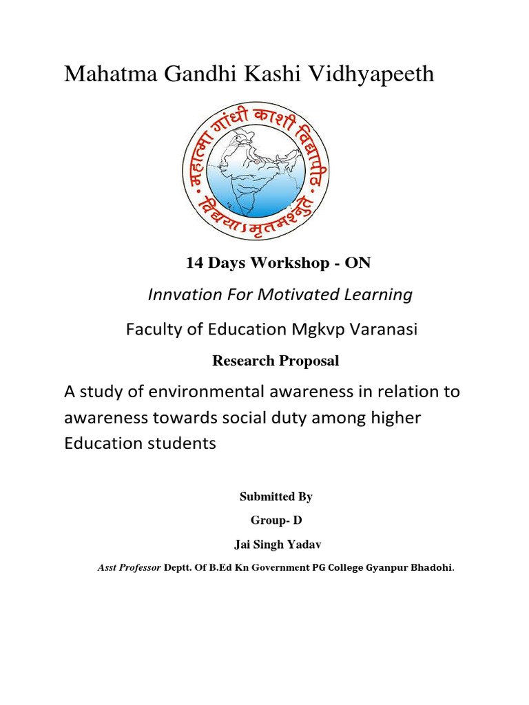 MGKVP Project | PDF | Awareness | Data Analysis