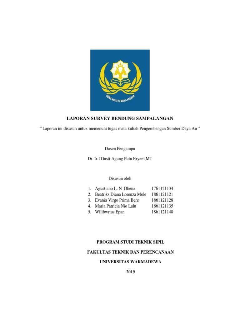 Laporan Survey | PDF | Griya & Taman | Teknologi & Rekayasa
