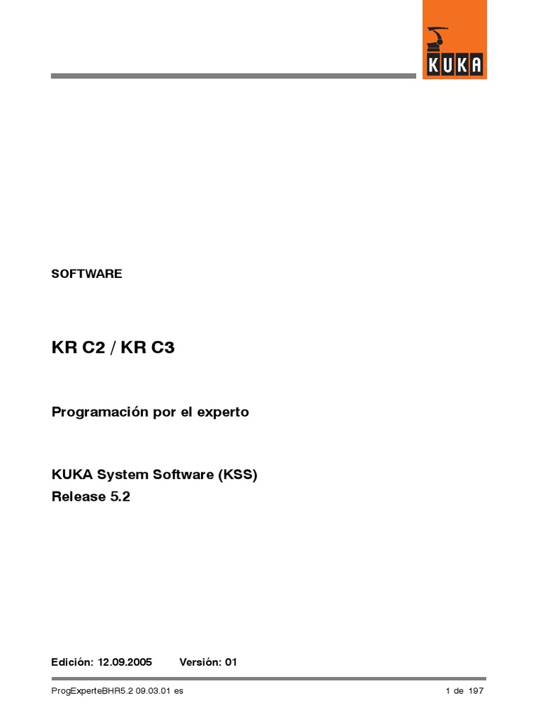 LenguajeKRL KC2 PDF | PDF | Archivo de computadora | Programa de computadora
