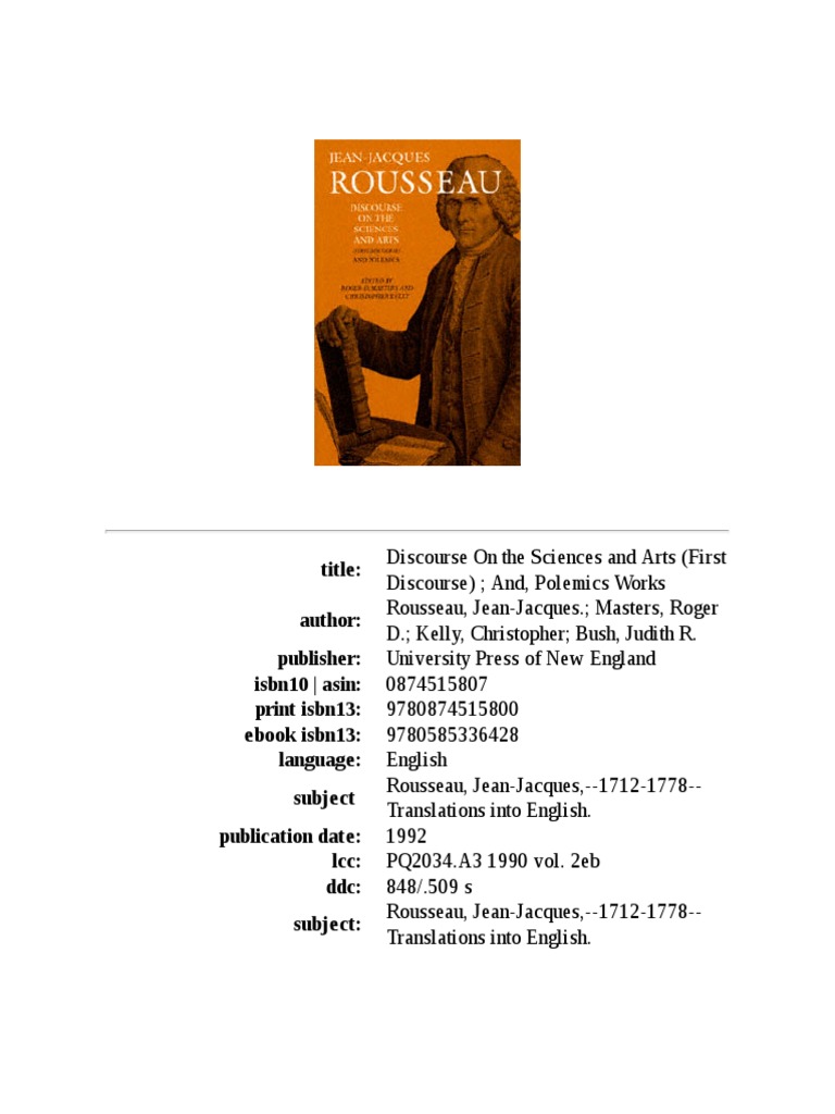 File | PDF | Jean Jacques Rousseau | Age Of Enlightenment