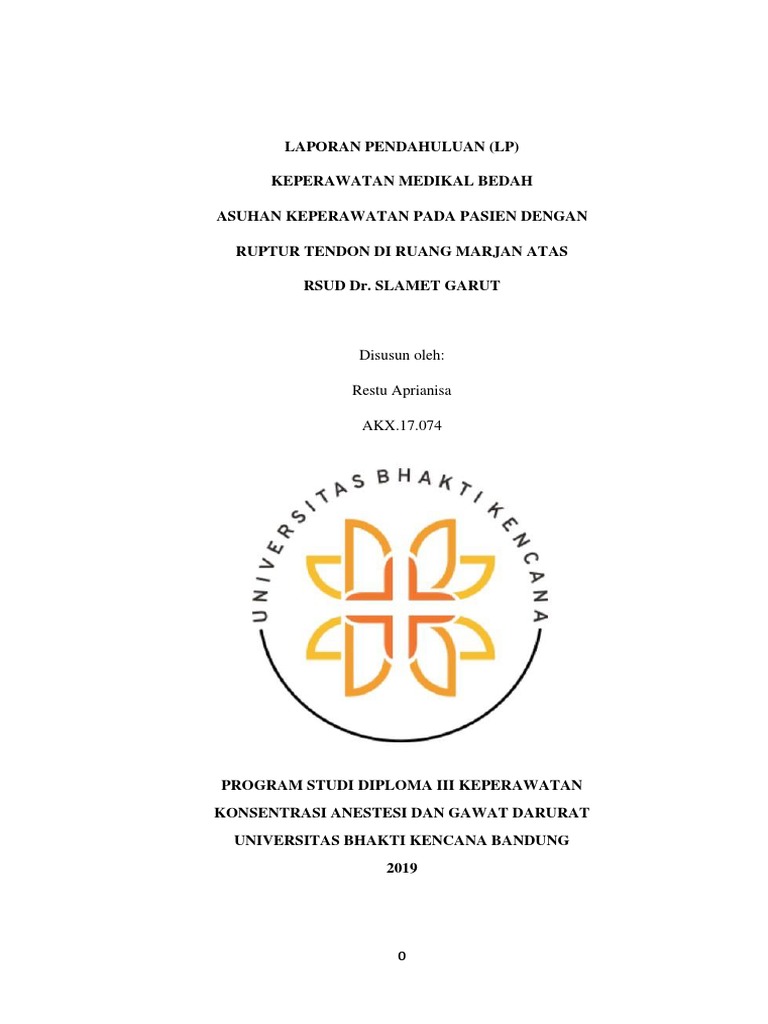 LP Ruptur Tendon | PDF