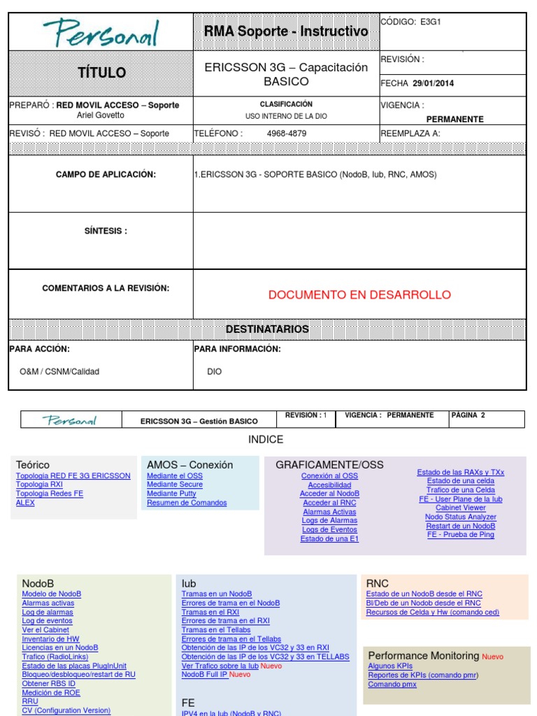 Ericsson 3g Basico 9 PDF | PDF | Topología de la red | Redes de ...