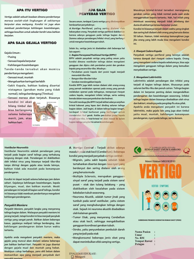 Leaflet Vertigo | PDF