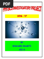 Hollow Prism - Physics Investigatory Project Class 12 CBSE | PDF ...