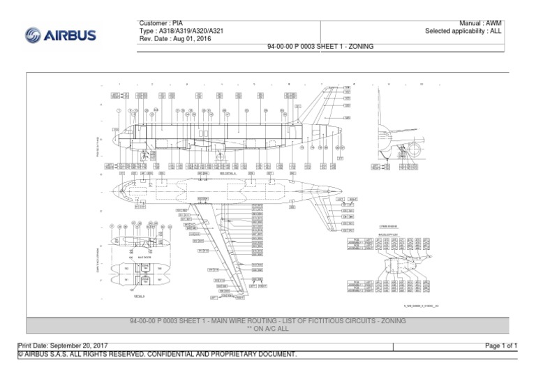 A320 Zones PDF | PDF