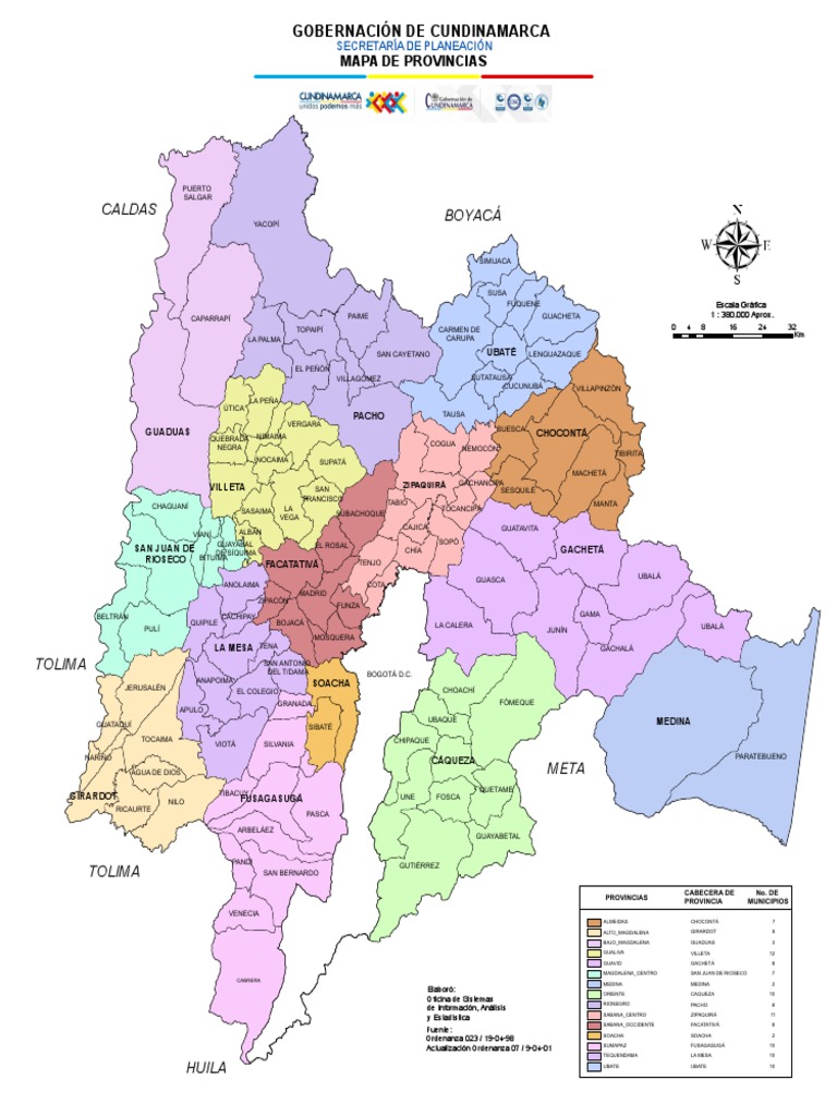 Mapa Provincias | PDF | Colombia