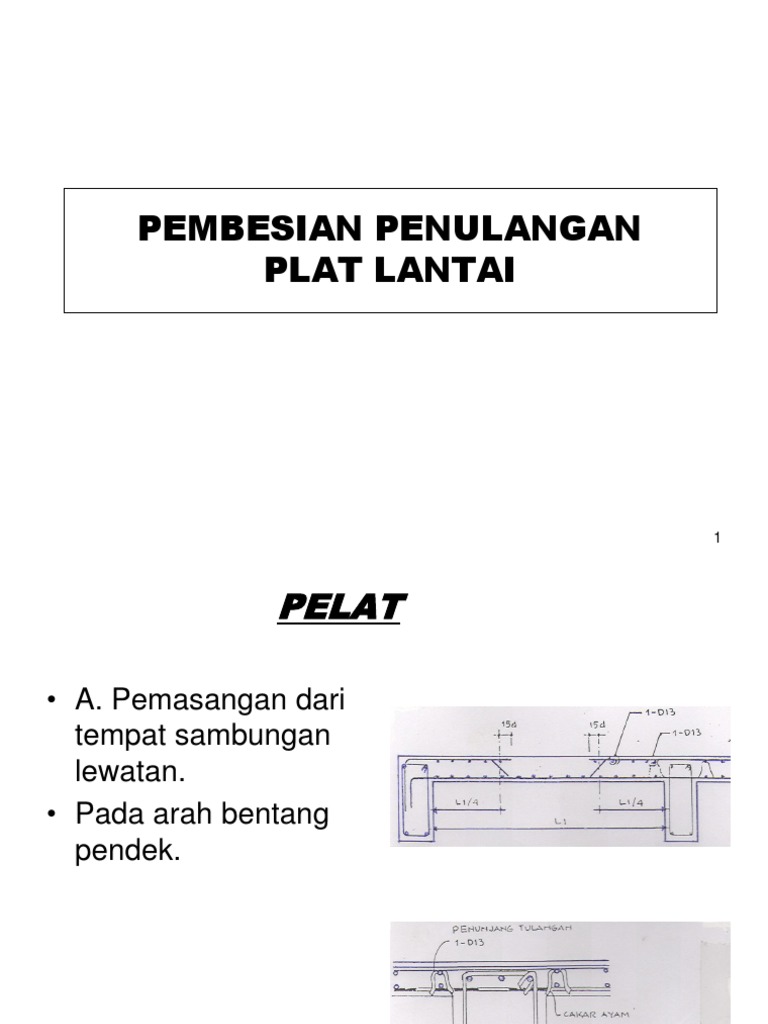 Penulangan Plat Lantai | PDF