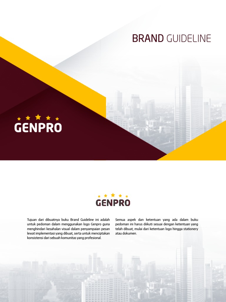 Brand Guideline - Logo Genpro New PDF | PDF