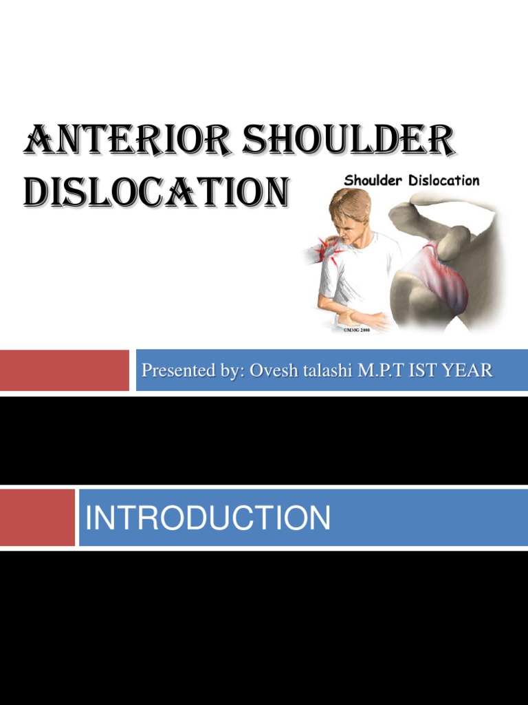 Anterior Shoulder Dislocation | PDF | Joints | Dance Science