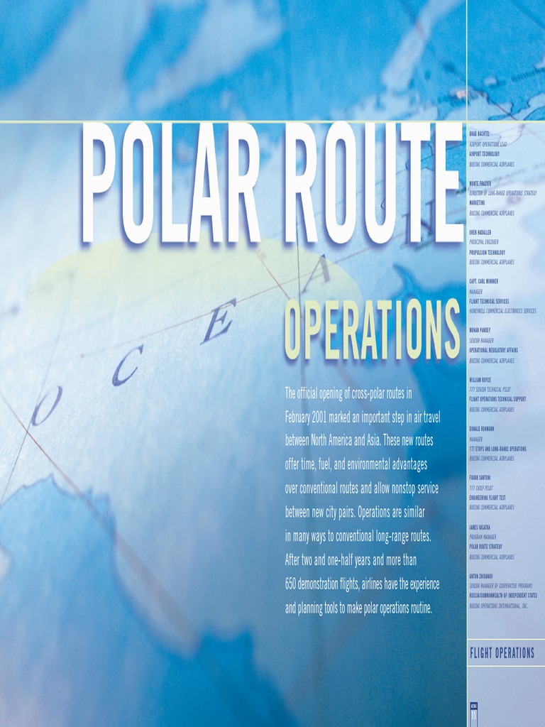 Polar Routes PDF | Download Free PDF | Jet Fuel | Airport