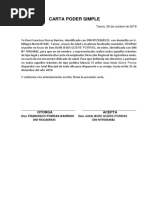 CARTA PODER en Blanco | PDF