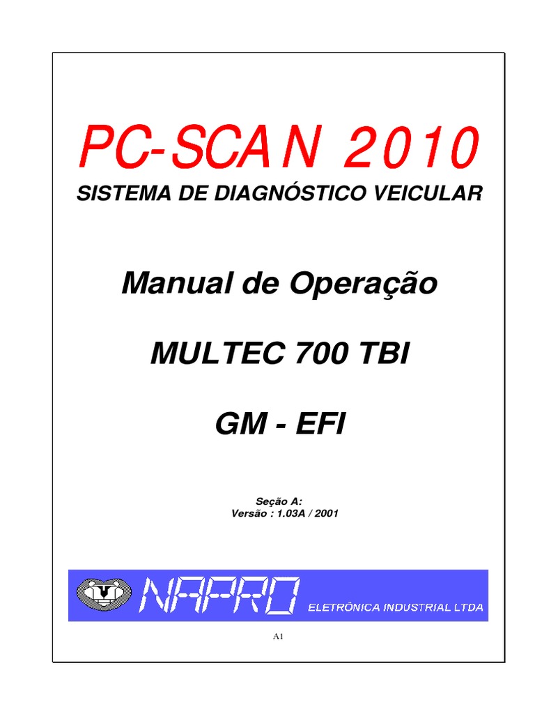 Manual do PC-SCAN 2010 e Multec 700 | PDF | Sistema de ignição | Ar ...