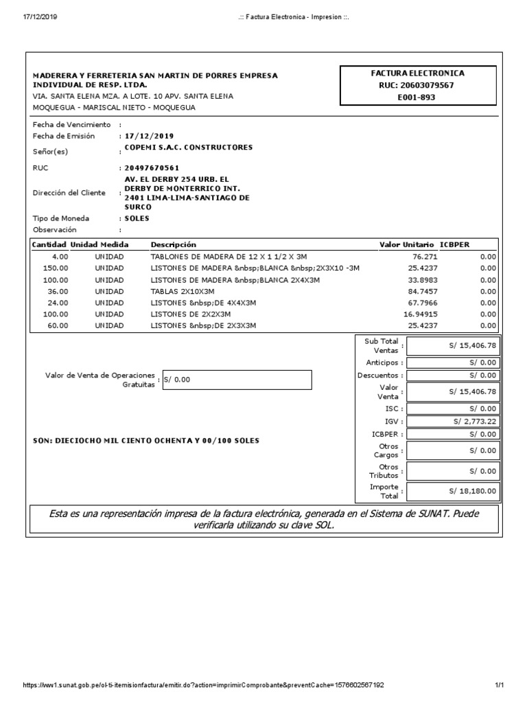 Fact de Copemi Diciembre PDF | PDF | Software de negocios | Industrias ...