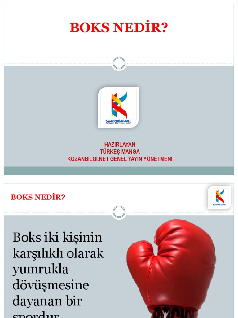 Boks Nedir | PDF