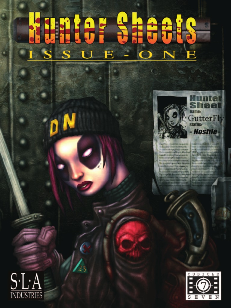 Sla Industries-Hunter Sheets Issue 1 | PDF | Serial Killer | Sharks