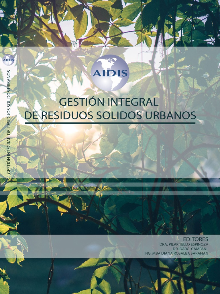 Gestion Integral de Residuos Solidos Urbanos Libro Aidis PDF | PDF | Residuos | Vertedero