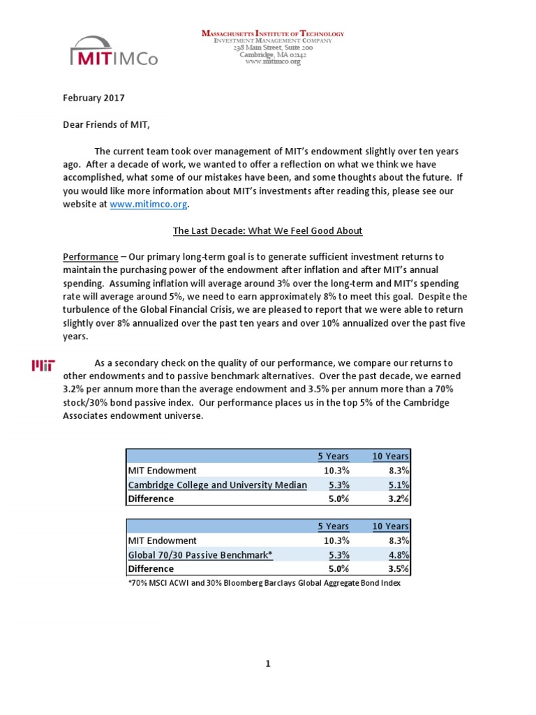 MITIMCo Alumni Letter PDF | PDF | Market Liquidity | Stock Market