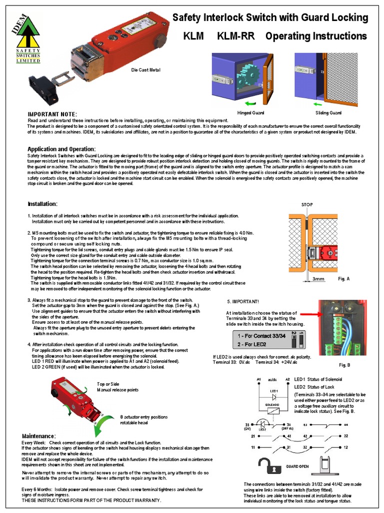 Ficha Interlock | PDF | Switch | Screw