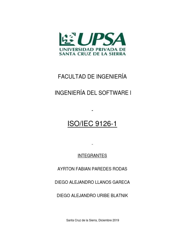 Aplicacion de La Norma Iso 9126 | PDF | Usabilidad | Software