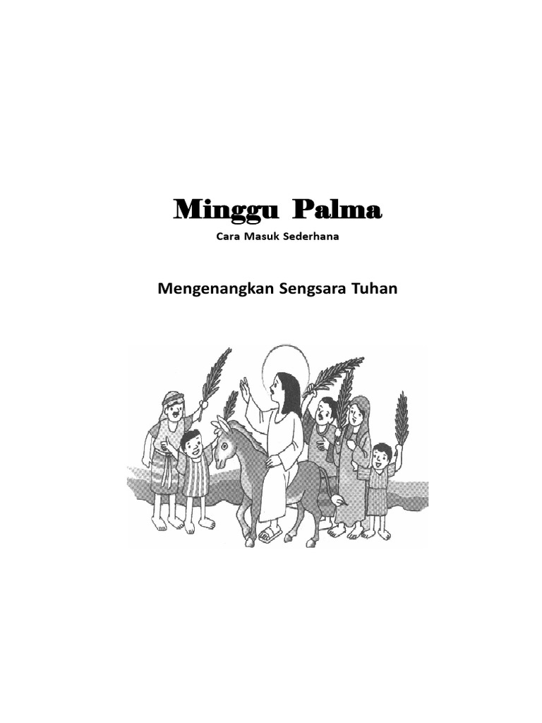 Buku Imam Minggu Palma Sederhana (Tanpa Perarakan) - 2 | PDF