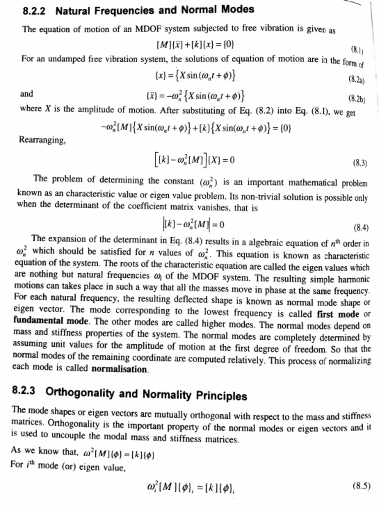Orthogonality and Normality Principles | PDF